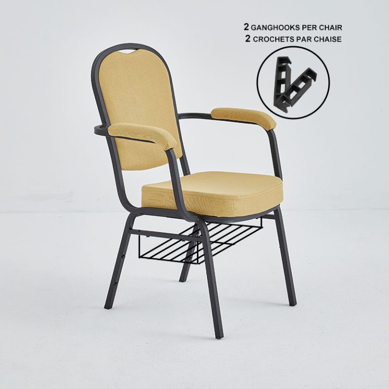 Church chair with upholstered arms (CCA-30) - Direct-Chairs Canada