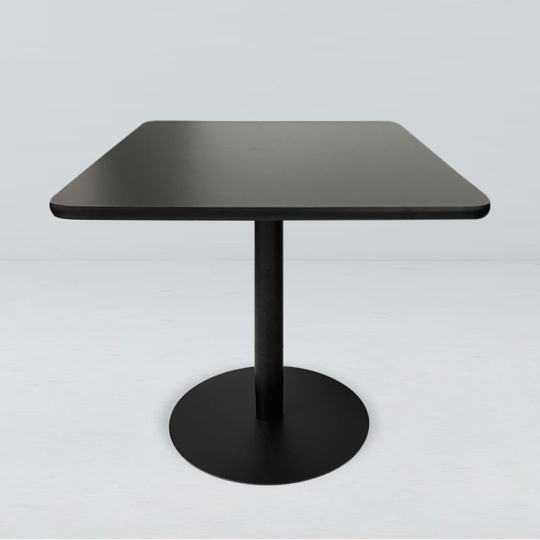Square restaurant table with round base (RTRB-SQUARE-30) - Direct ...